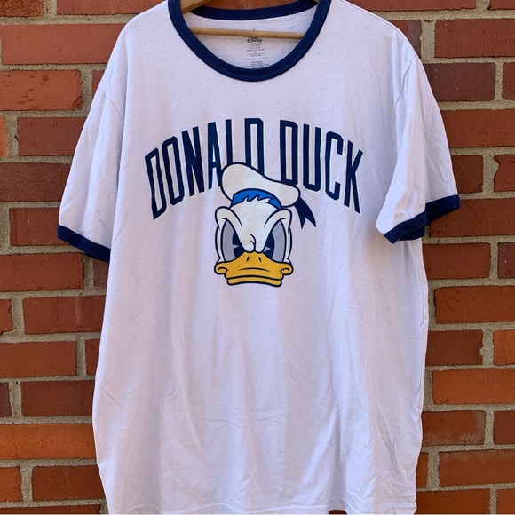 Disney | Shirts | Disneys Donald Duck Ring Collar Unisex Tshirt Xxl ...